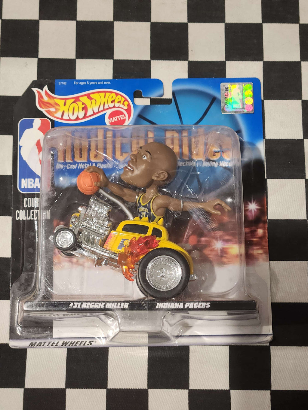 Hot Wheels 1998 Radical Rides NBA #31 Reggie Miller Indiana Pacer 32 F ...