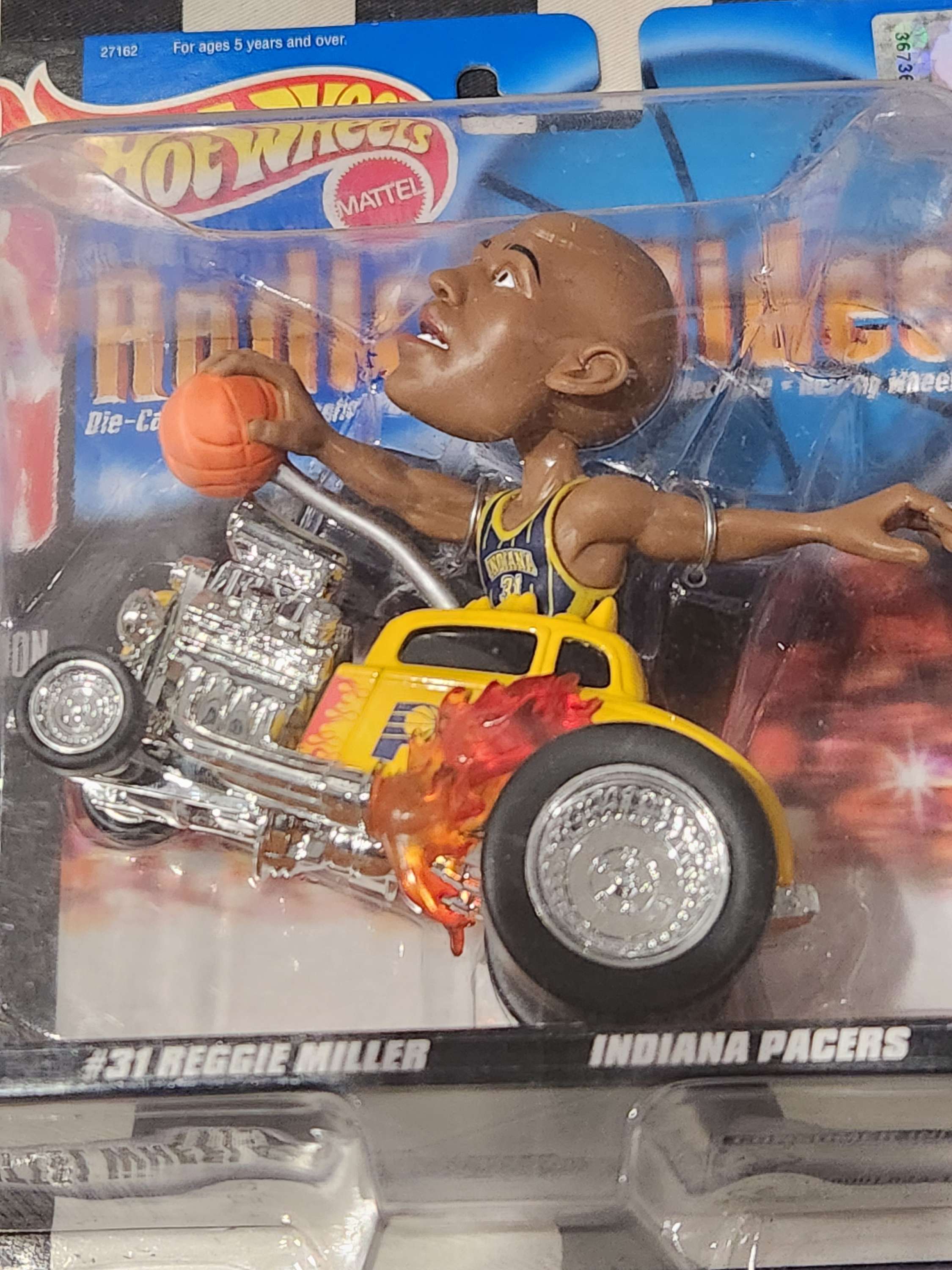 Hot Wheels 1998 Radical Rides NBA #31 Reggie Miller Indiana Pacer 32 F ...