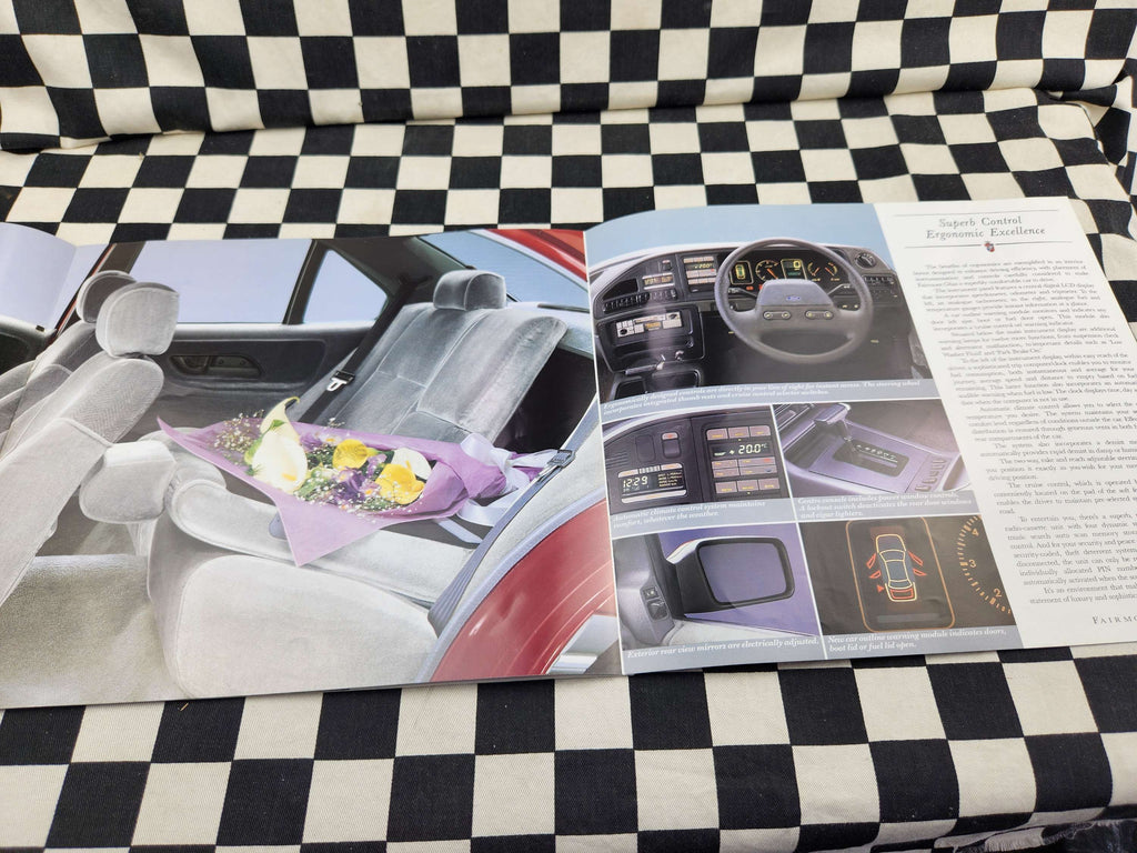 Ford EA Fairmont Ghia Sedan & Wagon Full Sales Brochure – Kustom Kollector