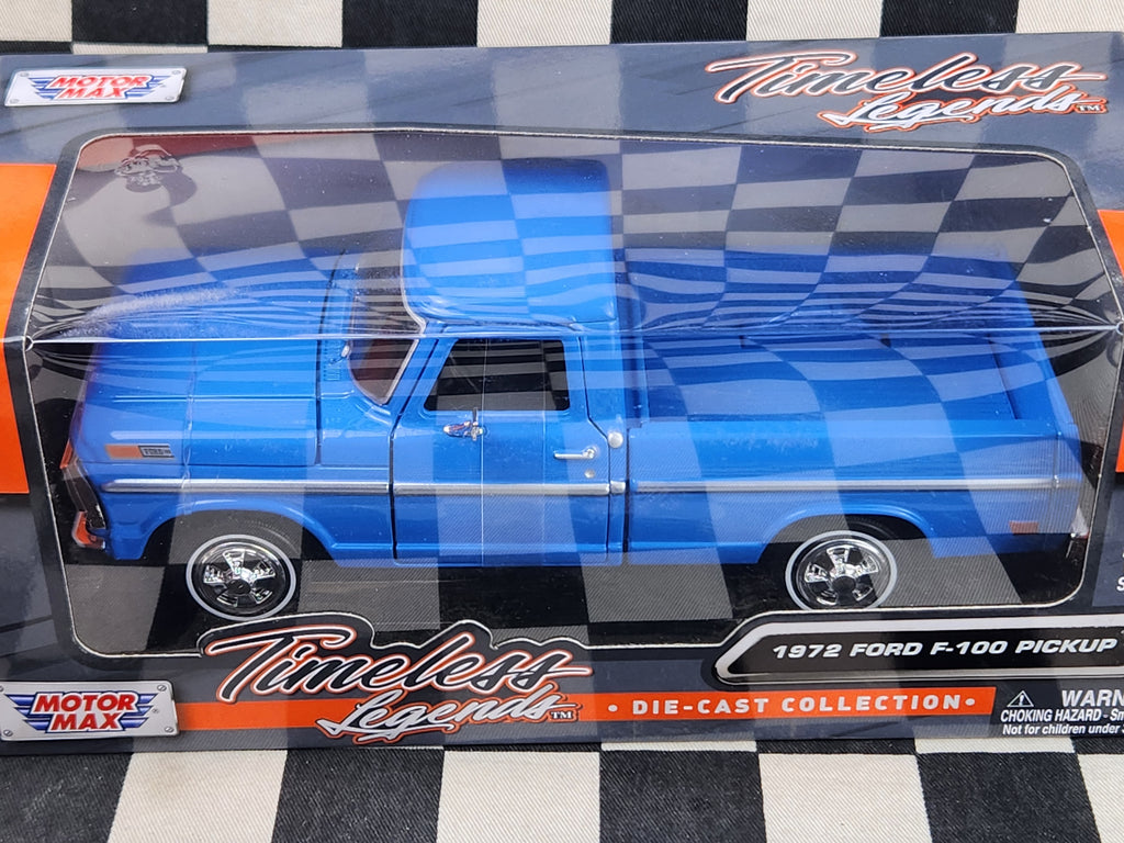 Motor Max 1/24 Timeless Legends 1972 Ford F100 Pickup – Kustom Kollector