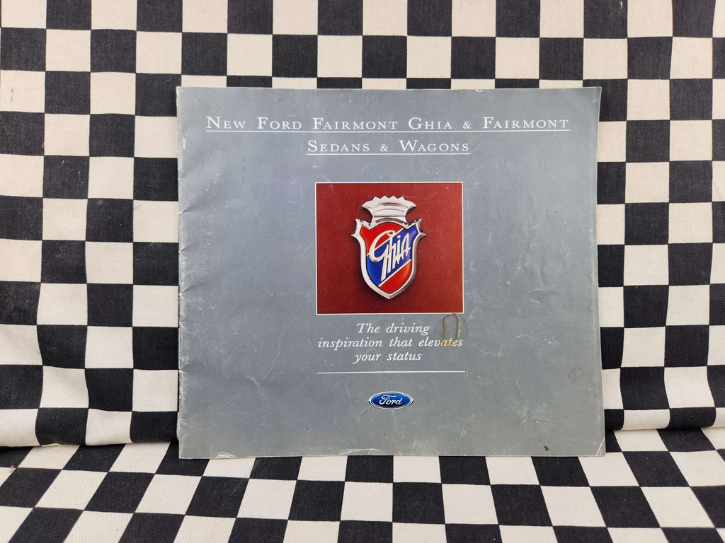 Ford EA Fairmont Ghia Sedan & Wagon Full Sales Brochure – Kustom Kollector