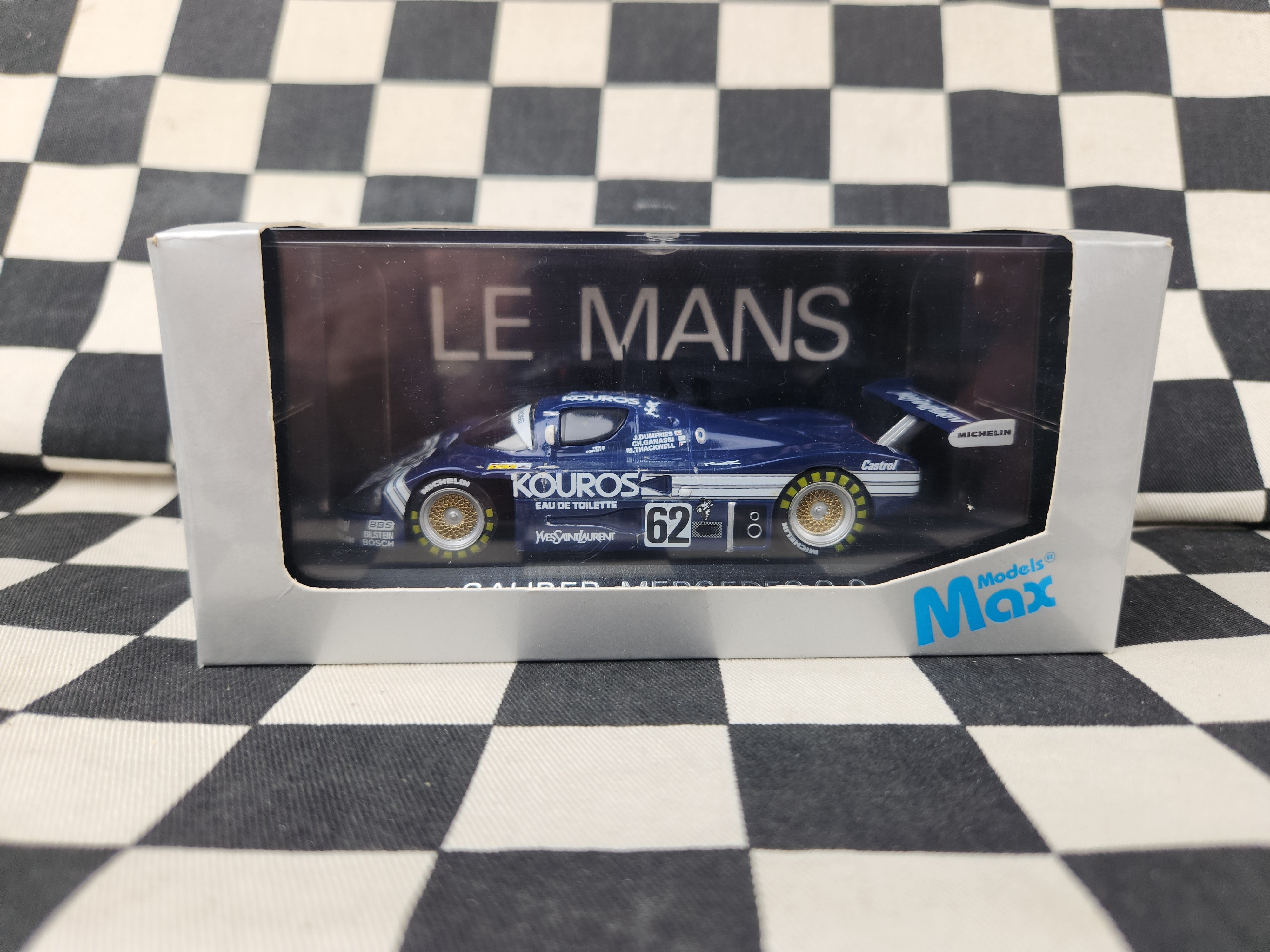 Max Models 1:43 Sauber Mercedes C9 Kouros LeMans 1987 – Kustom Kollector